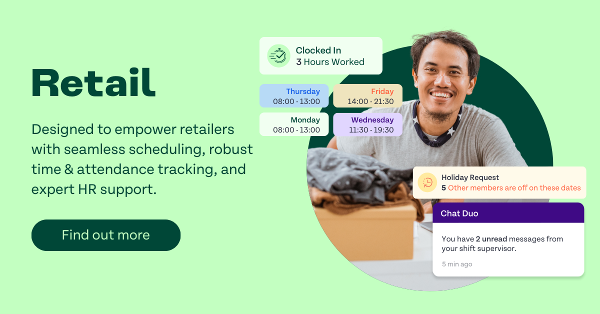 HR Software For Retail | Workforce Management Software For Retail